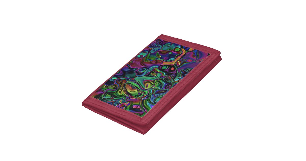 Brain Melt Trifold Wallet | Zazzle