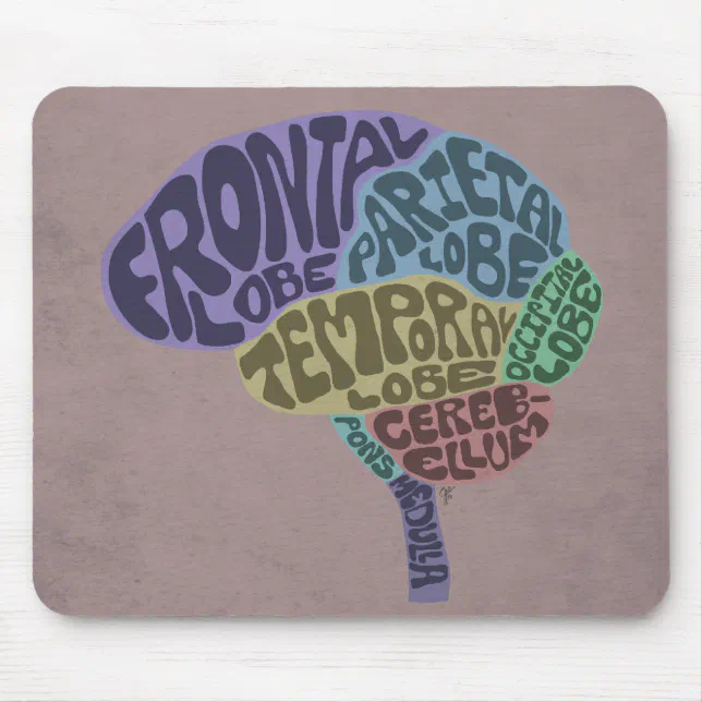 Brain Mousepad | Zazzle