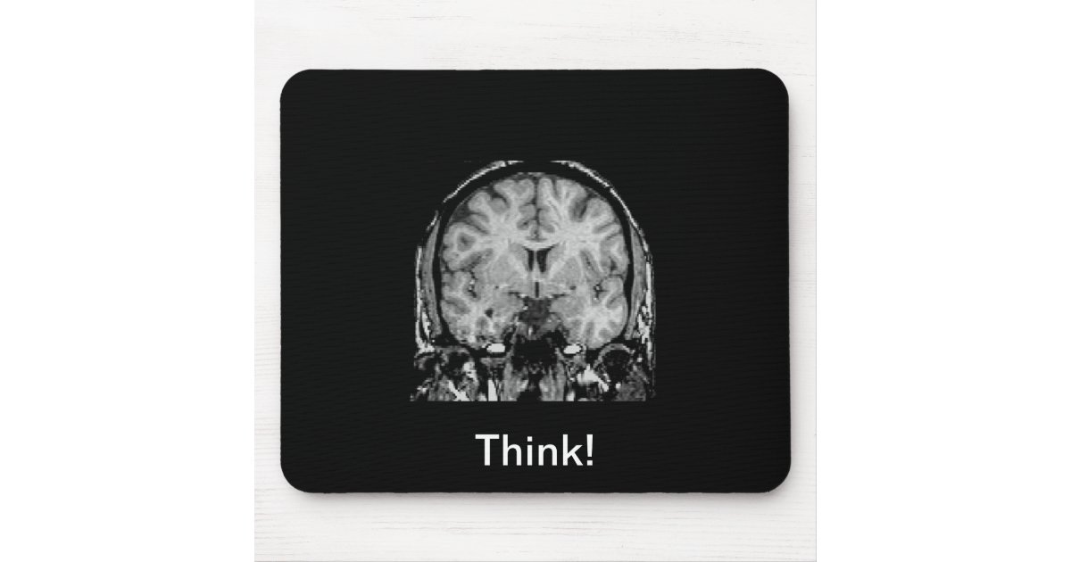 Brain MRI, coronal slice Mouse Pad | Zazzle