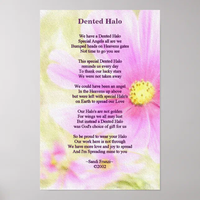 Brain Surgery Survivor Poem Poster | Zazzle