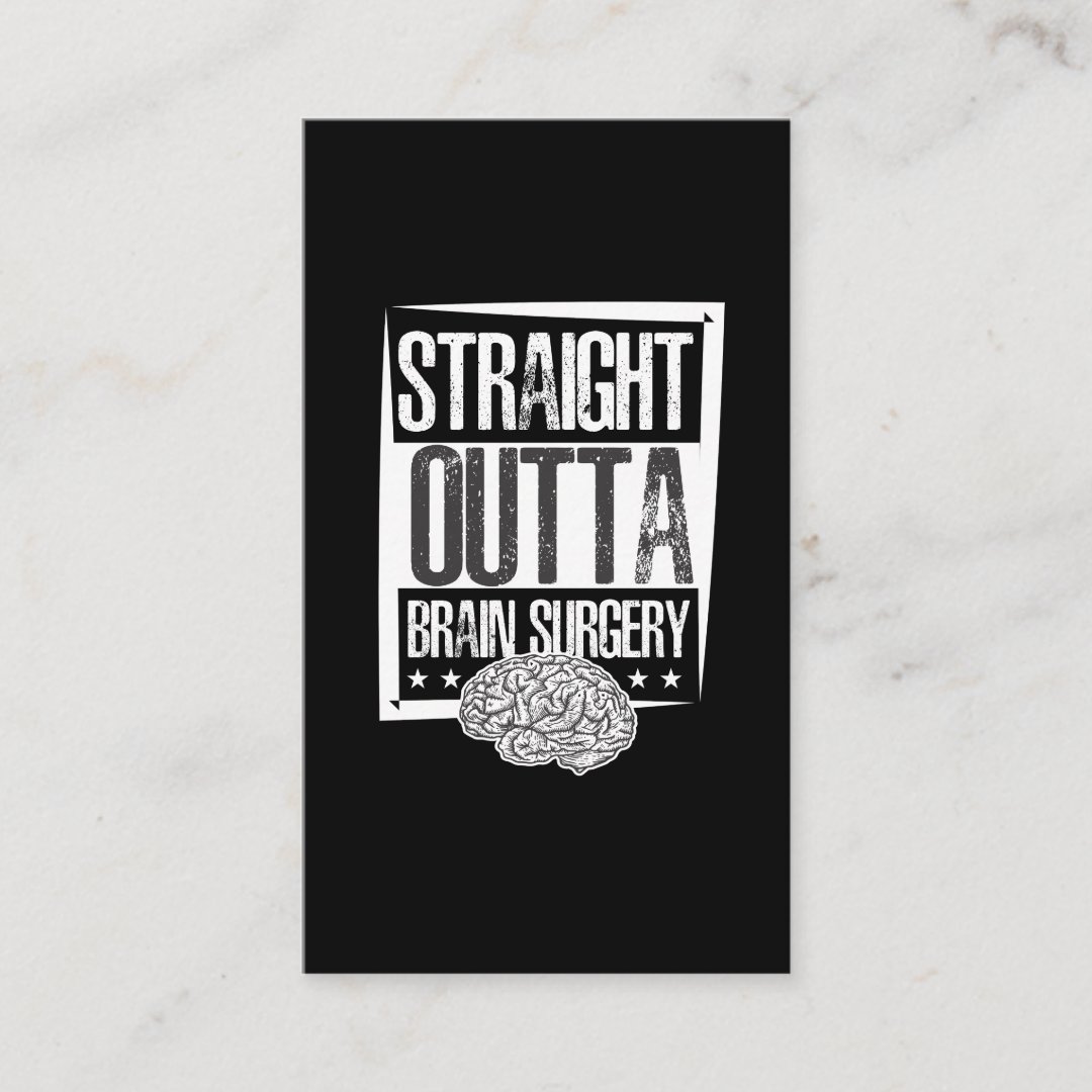 Brain Surgery Survivor Post Tumor Recovery Business Card | Zazzle