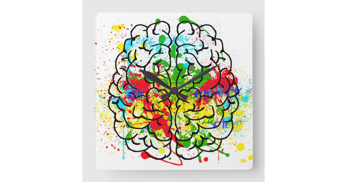 Brain Wall Clock | Zazzle