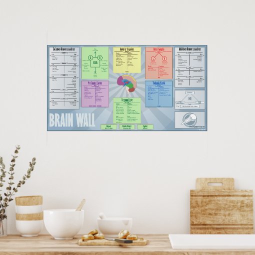 Brain Wall Poster | Zazzle