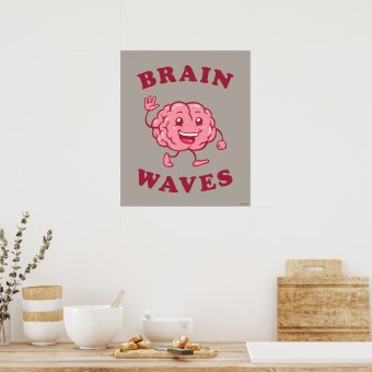 Brain Waves Poster | Zazzle