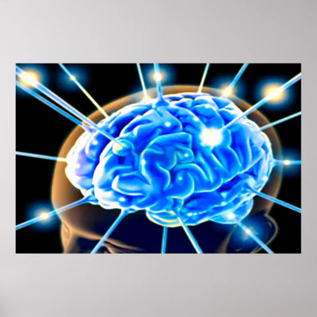 Brain Waves Poster | Zazzle