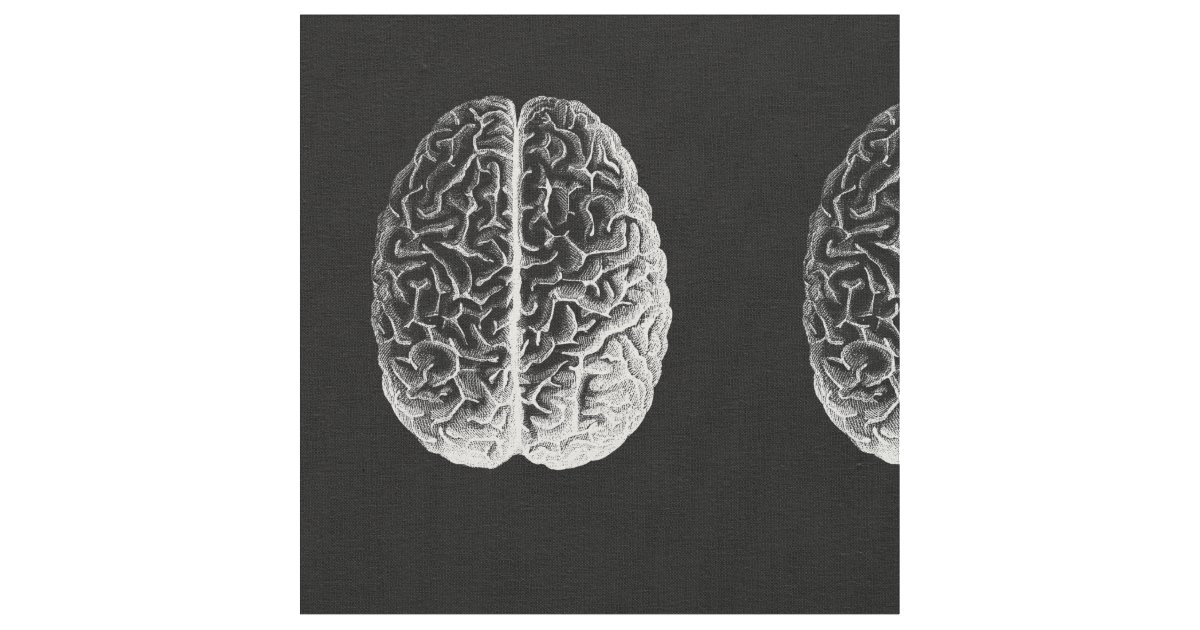 Brains! Fabric | Zazzle