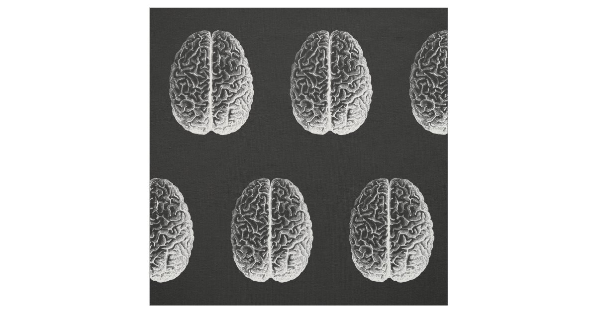 Brains! Fabric | Zazzle