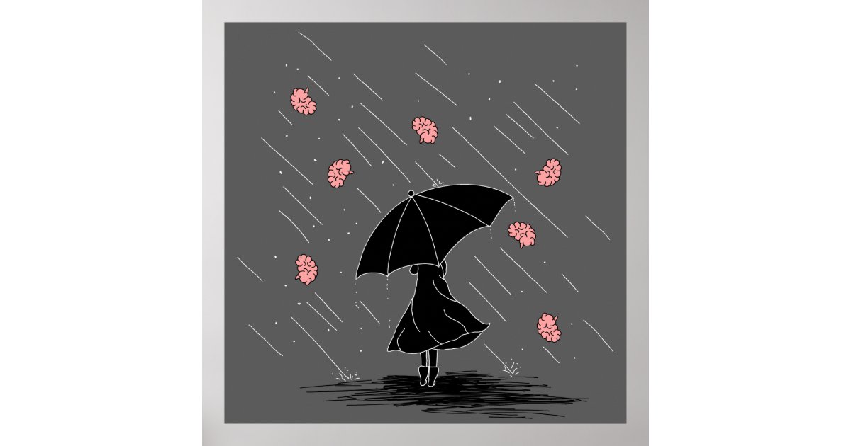 Brainstorm Pun Poster | Zazzle