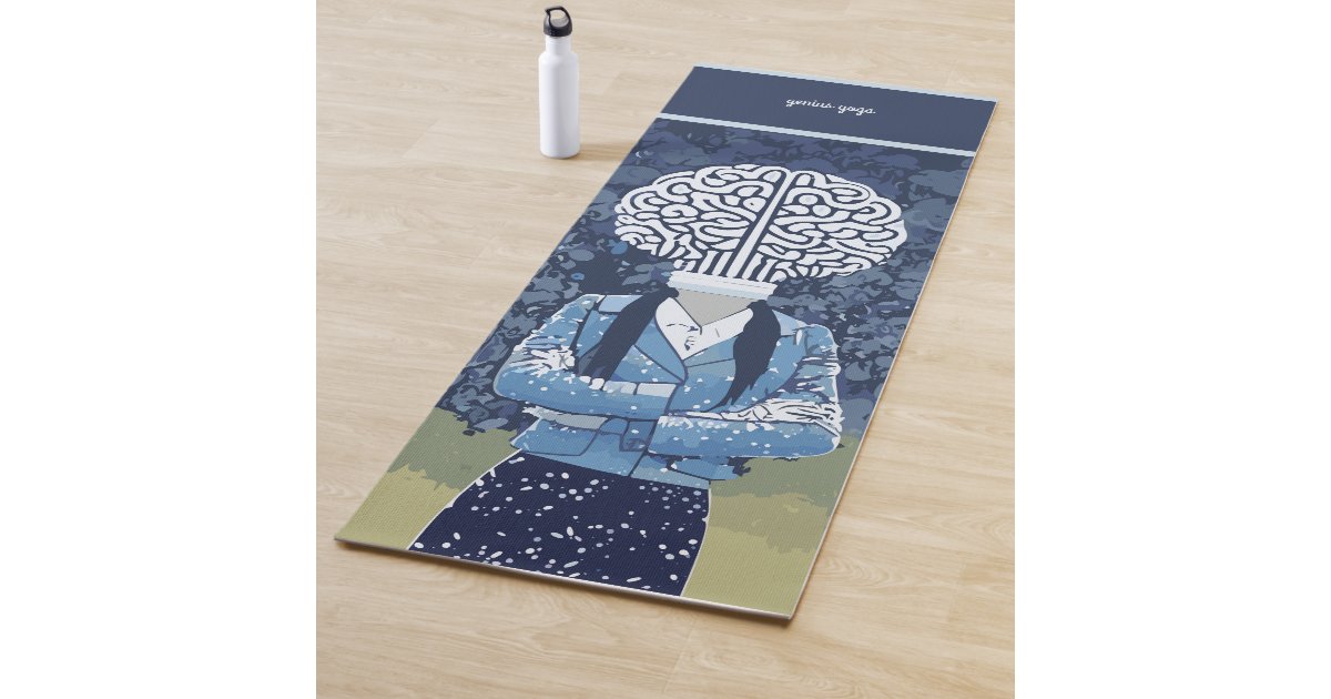 Brainy Person Yoga Mat | Zazzle