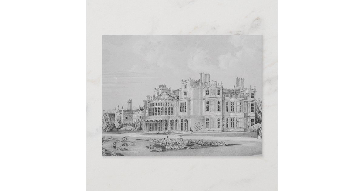 Brampton Park near Huntingdon, 1852 Postcard | Zazzle