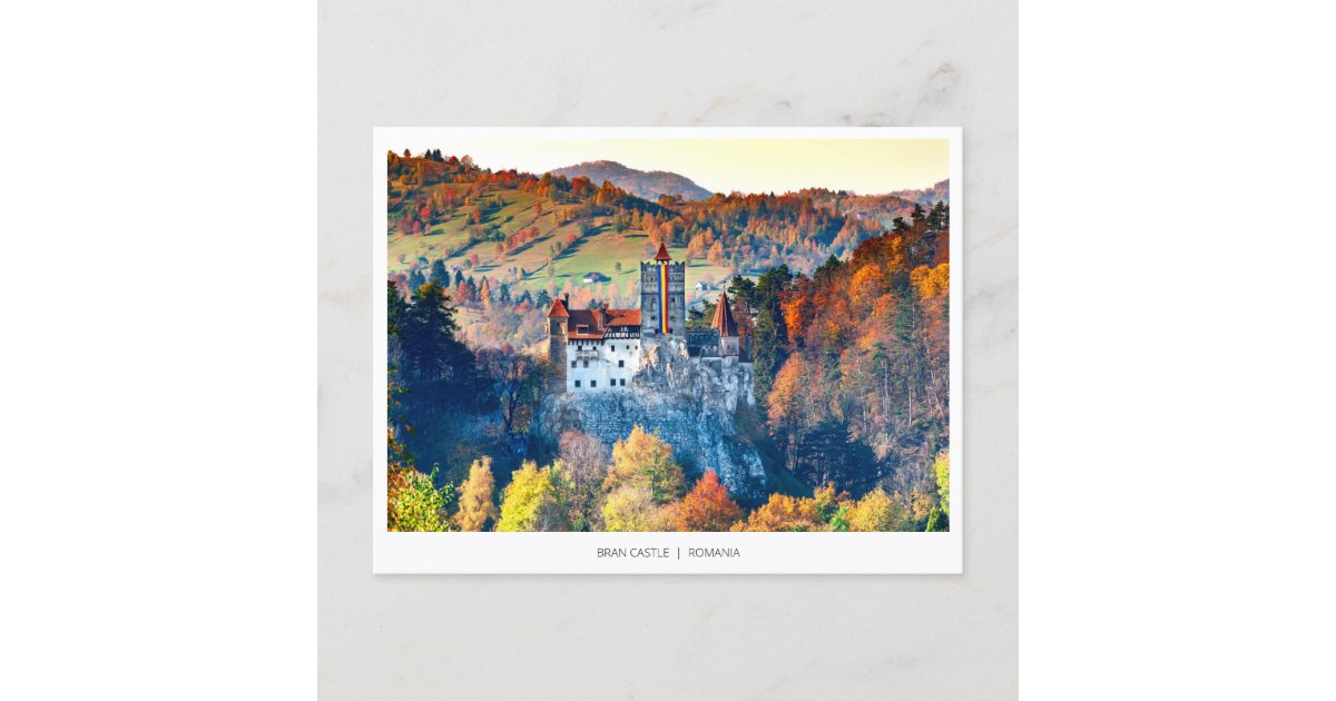 Bran Castle, Transylvania Holiday Postcard | Zazzle