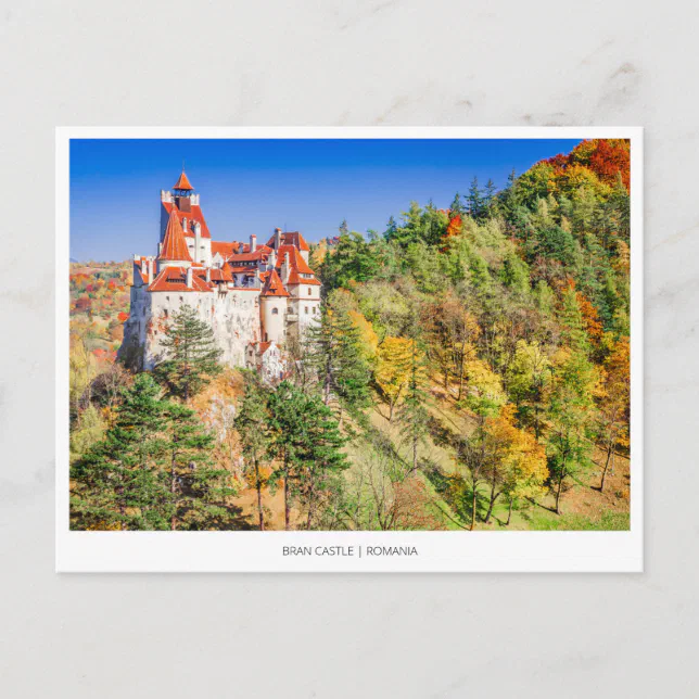 Bran Castle, Transylvania, Romania Holiday Postcard | Zazzle