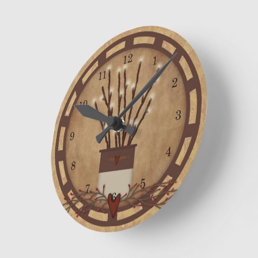 Branch Lights Wall Clock | Zazzle
