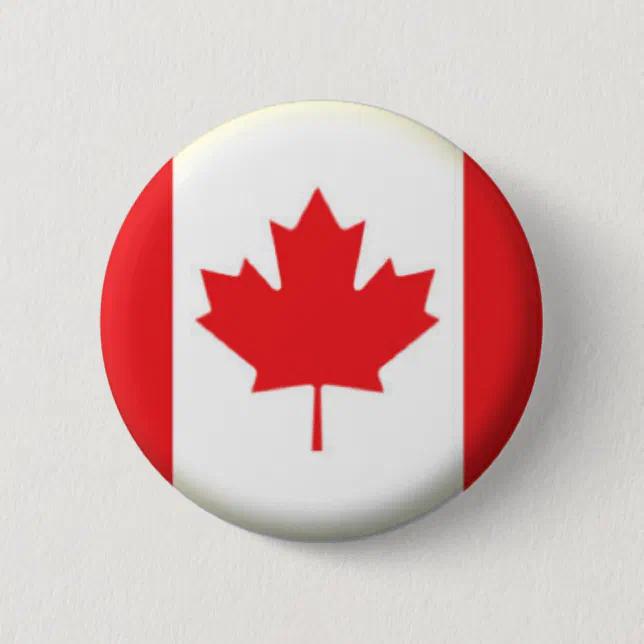 BRAND NEW!! - CANADA PIN BACK BADGE | Zazzle