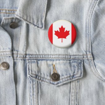 BRAND NEW!! - CANADA PIN BACK BADGE | Zazzle
