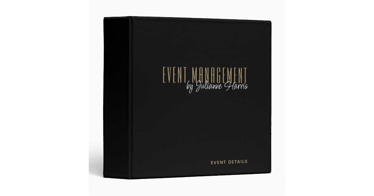Branded Business Event Presentation Binder | Zazzle