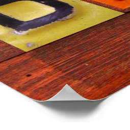 BRANDON License Plate Letter Name Sign Poster | Zazzle