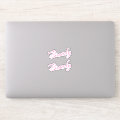 Brandy Decorative Name in Pink x2 Sticker | Zazzle