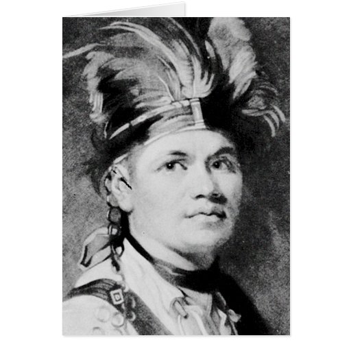 Brant - Joseph / Mohawk Indian Chief Cards | Zazzle