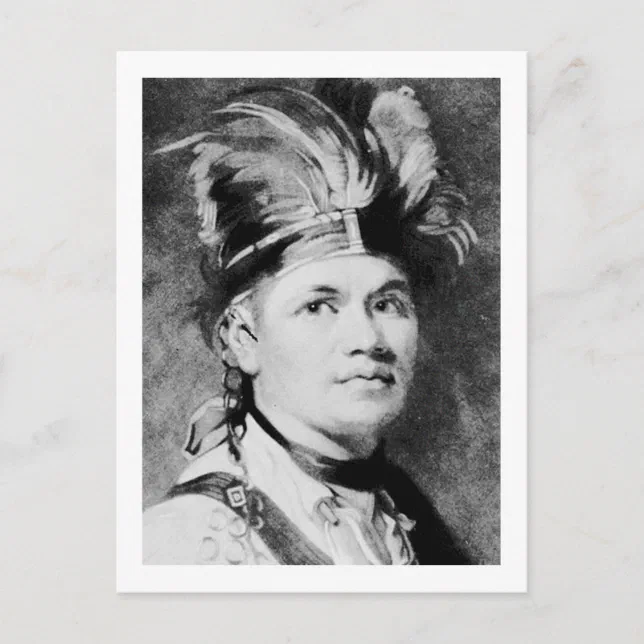 Brant - Joseph / Mohawk Indian Chief Postcard | Zazzle