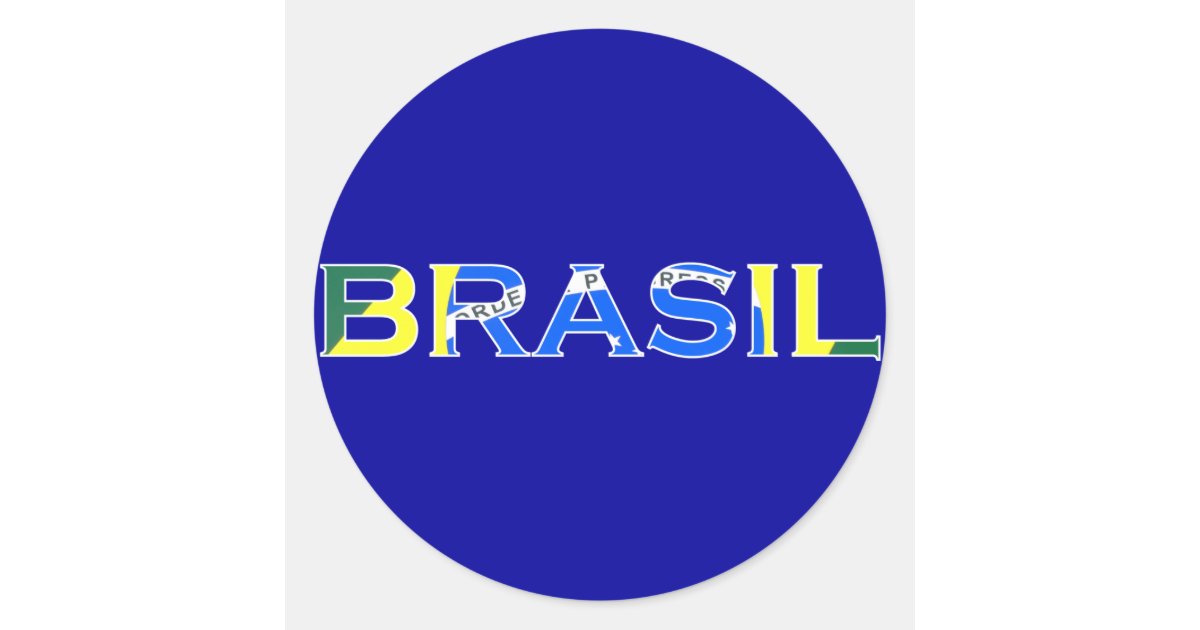 "Brasil" sticker | Zazzle.com