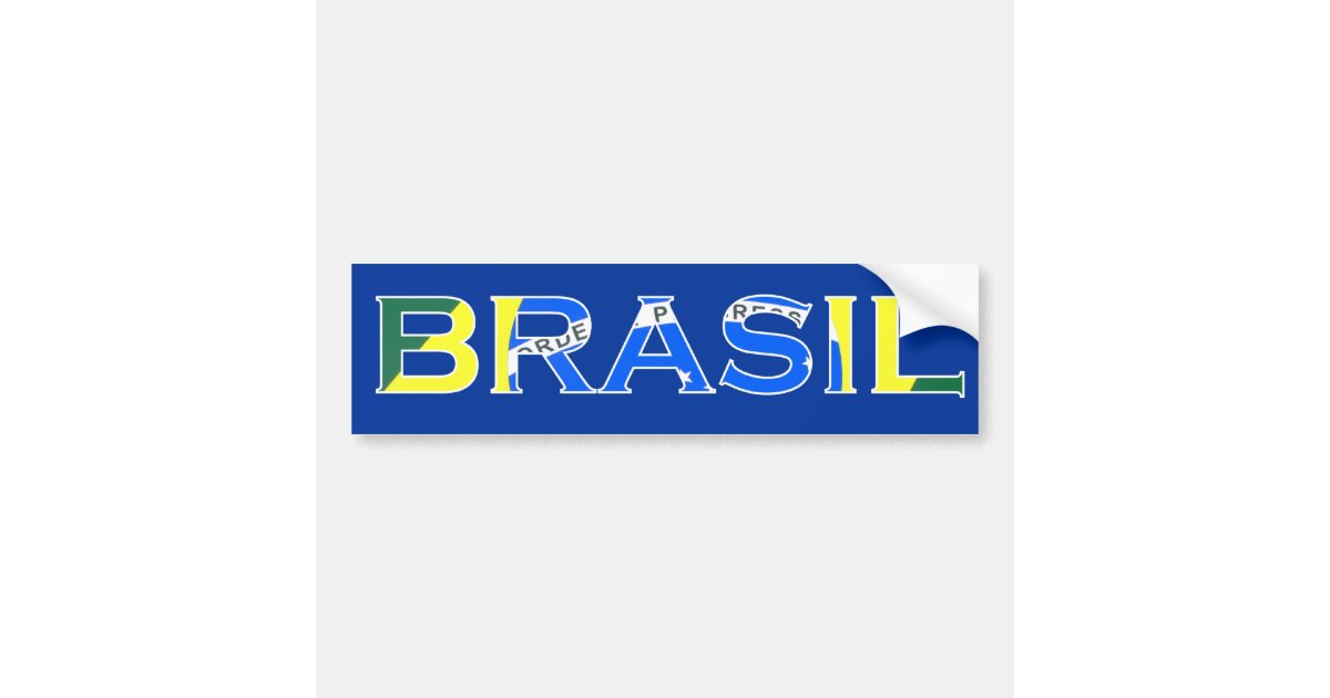 "Brasil" sticker | Zazzle