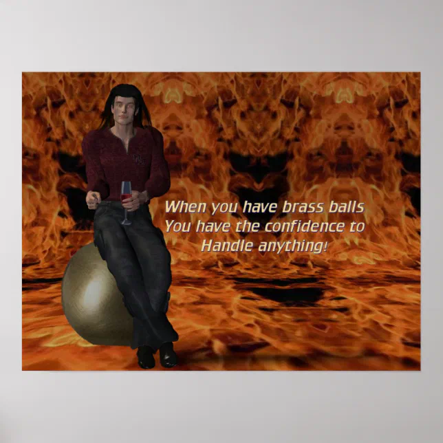 Brass Balls Poster | Zazzle