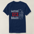 Brass Baritone Euphonium Marching Band Gift Shirt | Zazzle
