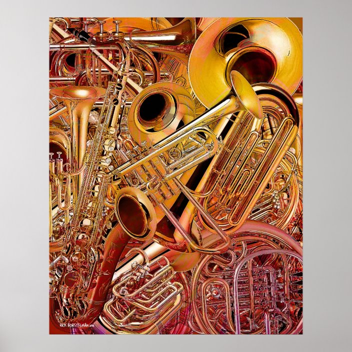 Brass Wall Poster | Zazzle.com