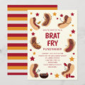 Brat Fry Invitation | Zazzle