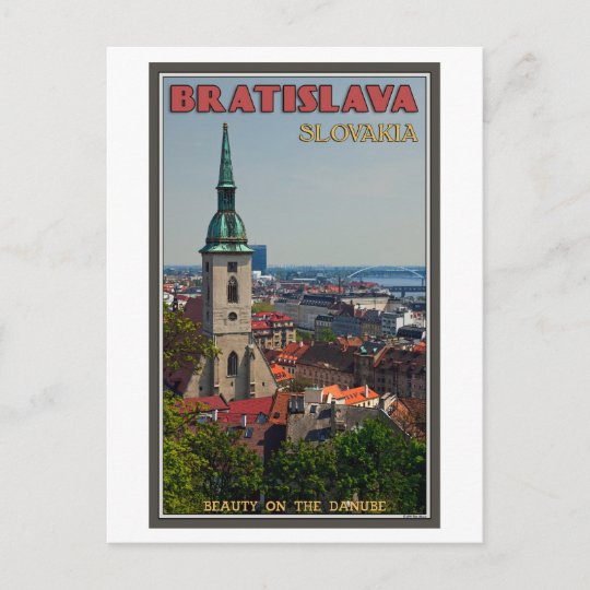 Bratislava Cityscape Postcard | Zazzle.com