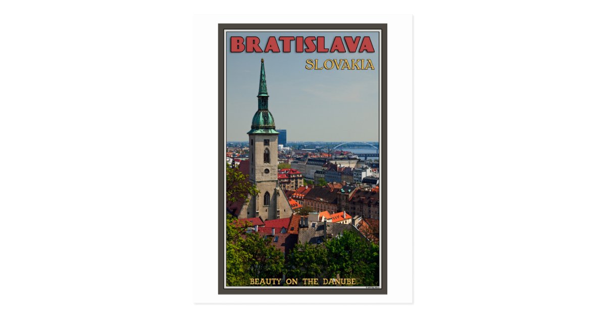 Bratislava Cityscape Postcard | Zazzle.com