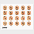 Brava Sticker for Girl Violin Student | Zazzle