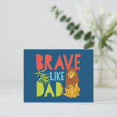 Brave Like Dad Postcard | Zazzle