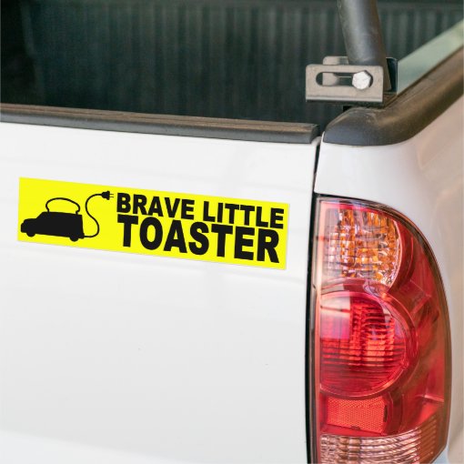 Brave Little Toaster Bumper Sticker | Zazzle