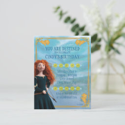 Brave Merida | Birthday Invitation | Zazzle