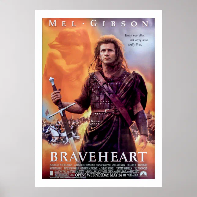 Braveheart Movie Poster | Zazzle