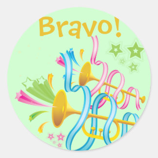 Bravo Stickers | Zazzle
