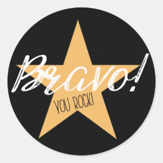 Bravo Stickers | Zazzle