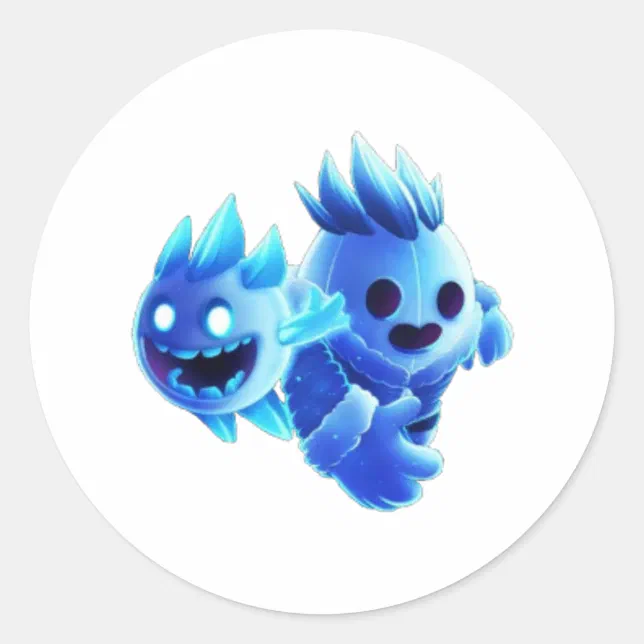 Brawl Stars with Stickrs Game Classic Round Sticker | Zazzle