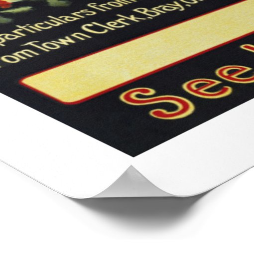 Bray ~ for better holidays poster | Zazzle