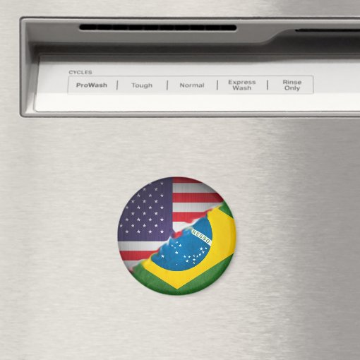 brazil and america magnet | Zazzle