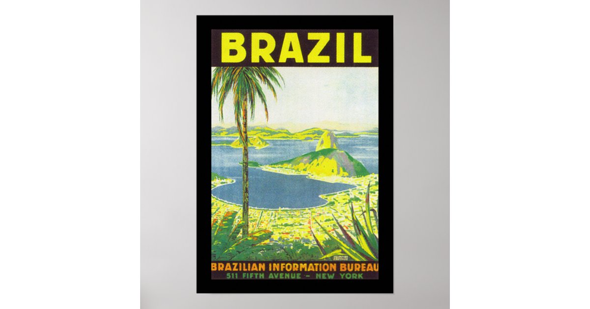 Brazil (border) poster | Zazzle
