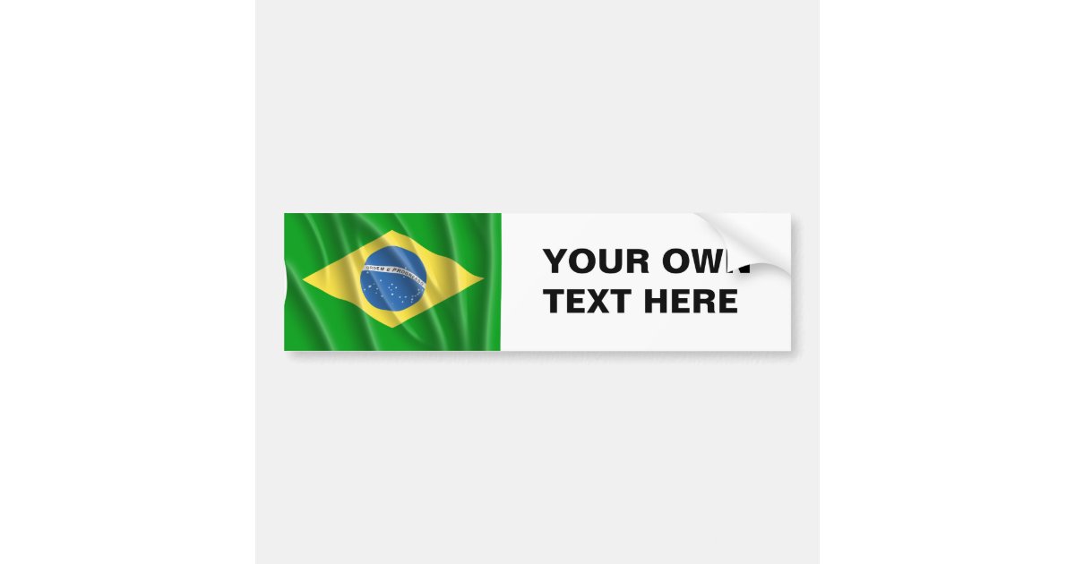 BRAZIL BUMPER STICKER | Zazzle
