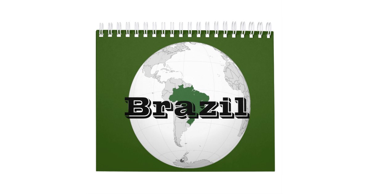 Brazil Calendar | Zazzle.com