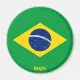 Brazil Flag Charming Patriotic Magnet | Zazzle