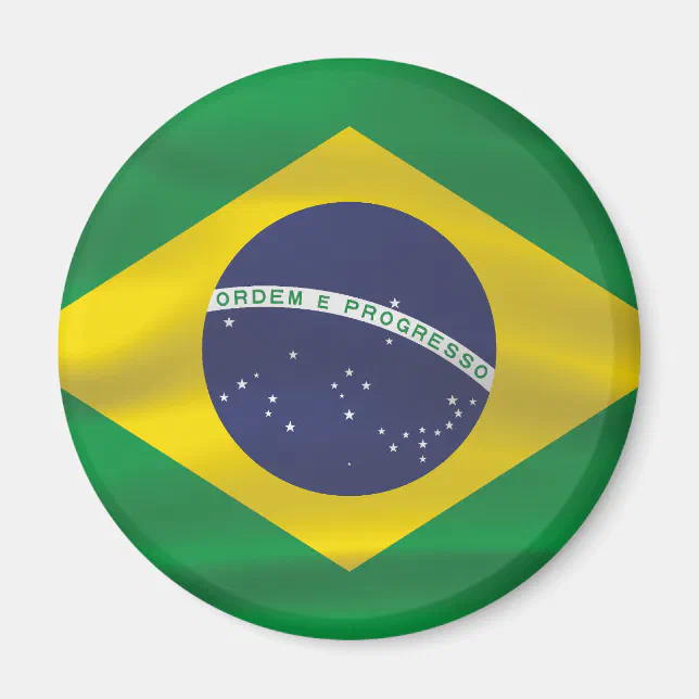 Brazil flag magnet | Zazzle