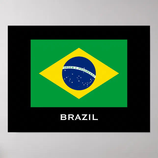 Brazil Flag Poster | Zazzle
