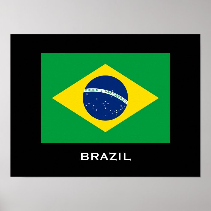 Brazil Flag Poster | Zazzle.com