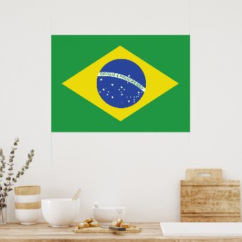 Brazil Flag Poster | Zazzle